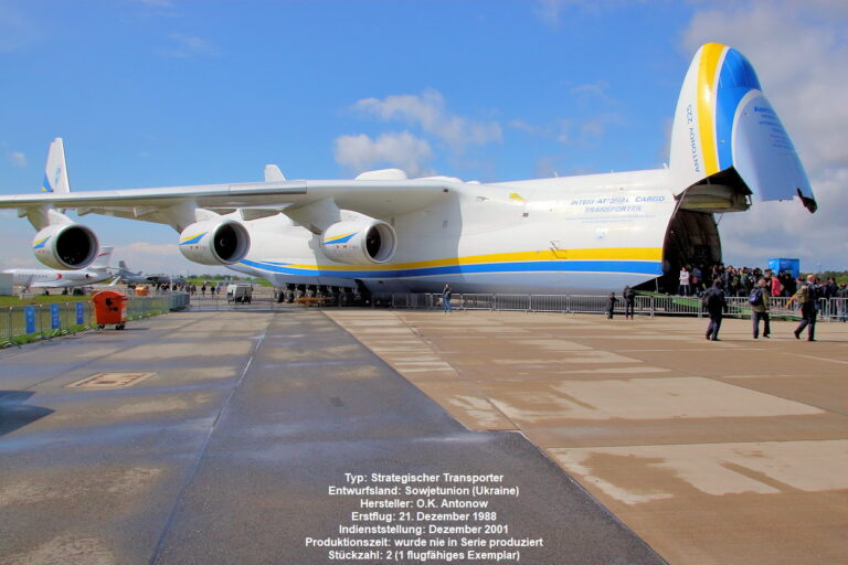 Antonow An-225 Mrija - Das größte Flugzeug der Welt