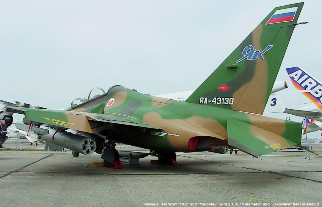Jakowlew Jak-130 - Strahltrainer der russischen Luftwaffe