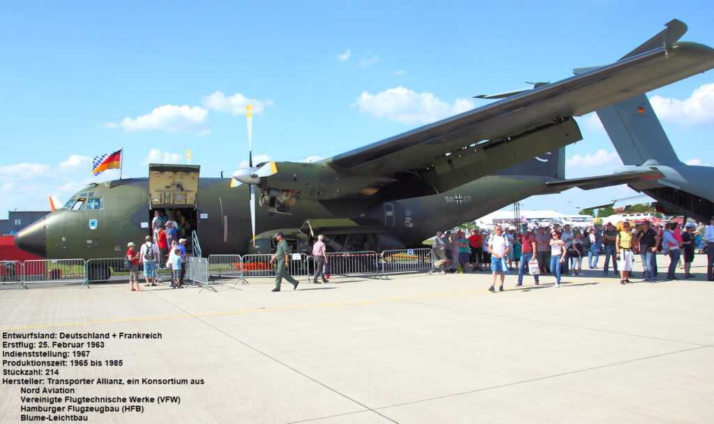 Transall C-160 - deutsch-französisches Transportflugzeug