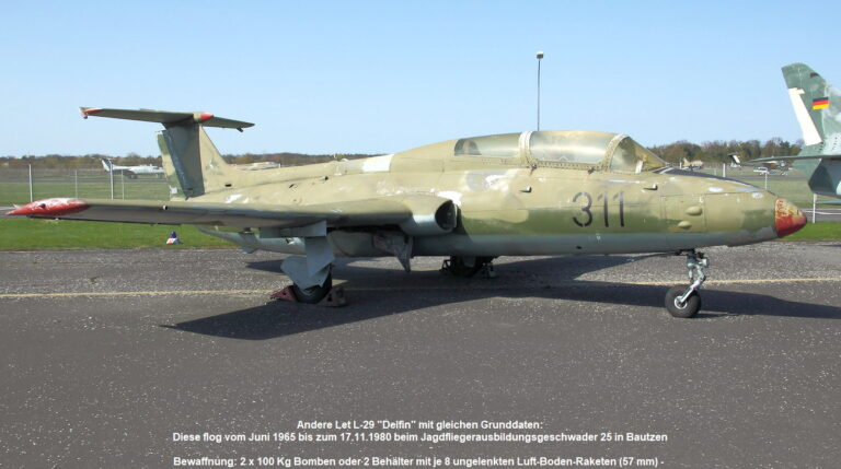 Aero L-29 Delfin - Trainingsflugzeug der ehemaligen DDR