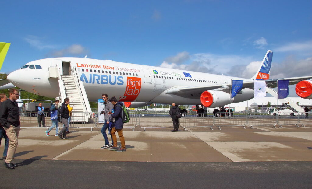 Airbus A340-300 MSN1 BLADE - Demonstrator mit Laminar-Flügel