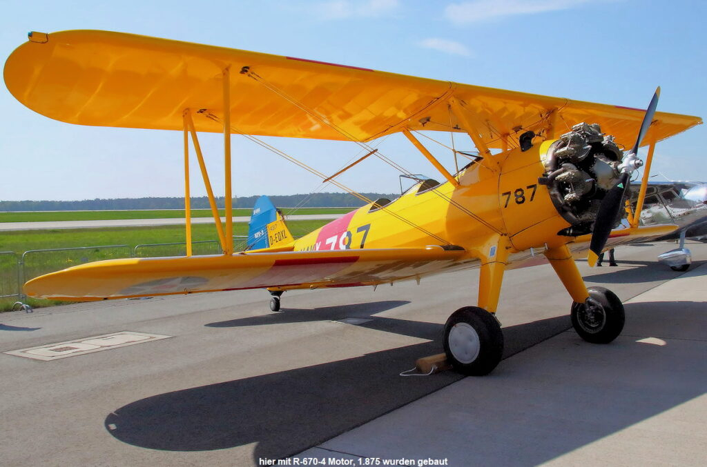 Boeing Stearman N2S-3 - Doppeldecker der US-Navy von 1937
