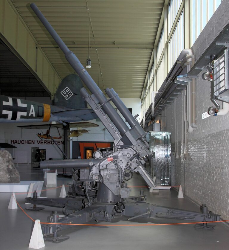 Flugabwehrkanone - 8,8 cm Flak 36/37 - Flakscheinwerfer - Stereoskop