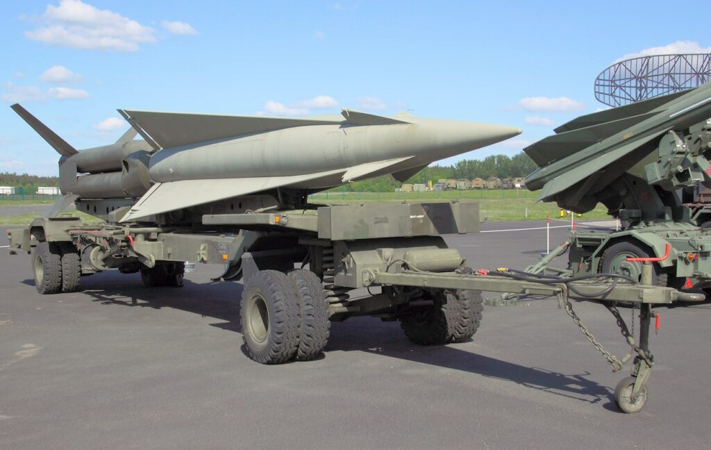 Nike Hercules - Abschussrampe d. Flugabwehrsystems der NATO