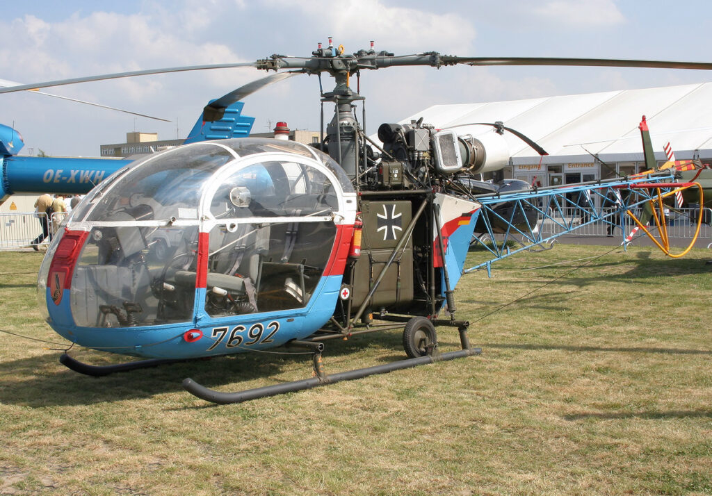 Aerospatiale Alouette II - 1. Hubschrauber mit Turbinentriebwerk