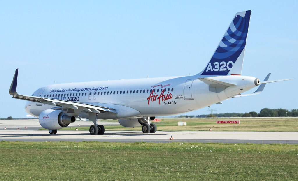 Airbus A320 mit Sharklets - Sharklets ersetzt die Winglets
