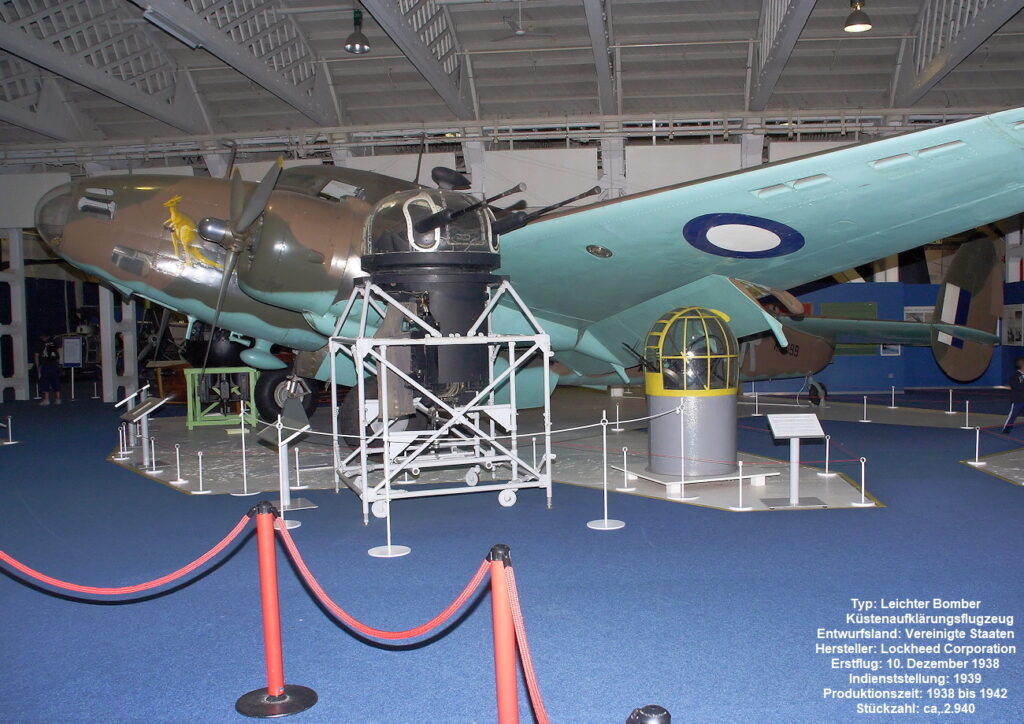 Lockheed Hudson - Bomber und Küstenaufklärungsflugzeug d. USA