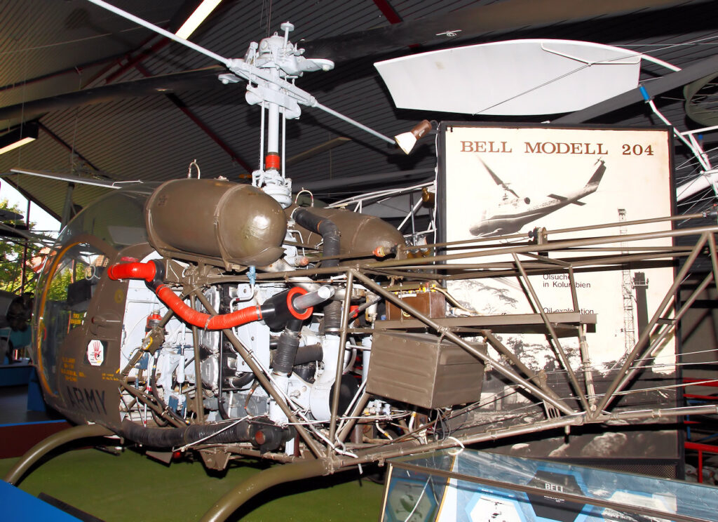 Bell 47-G2 Sioux - Konstruktion aus der Frühzeit der Helicopter